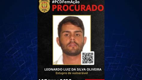 Polícia Civil do DF divulga imagem de foragido acusado de estupro de vulnerável ACORDA DF