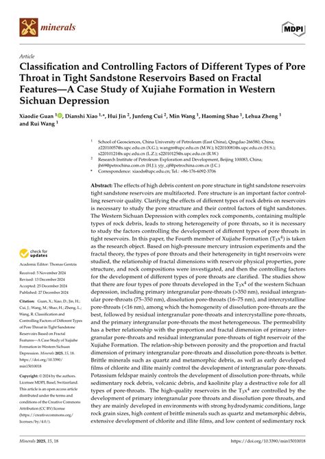 Pdf Classification And Controlling Factors Of Different Types Of Pore
