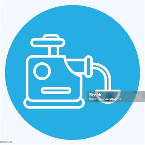 아이콘 광부 주방 가전 기호에 적합합니다 파란 눈 스타일 편집 가능한 간단한 디자인 디자인 템플릿 벡터 간단한 그림 가정 생활에