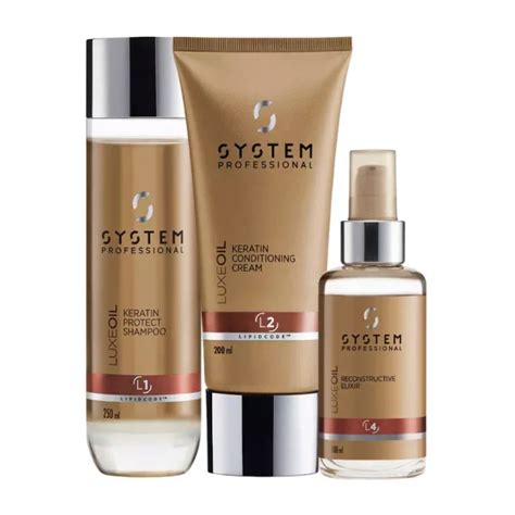 System Professional Luxeoil Keratin Protect Shampoo Conditioner