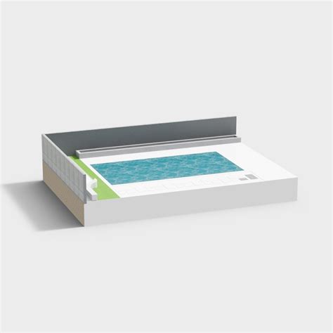 游泳池23d模型下载景观3d模型下载免费3dmax模型库 酷家乐