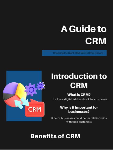 wix vs crm vs ring central report pdf customer relationship