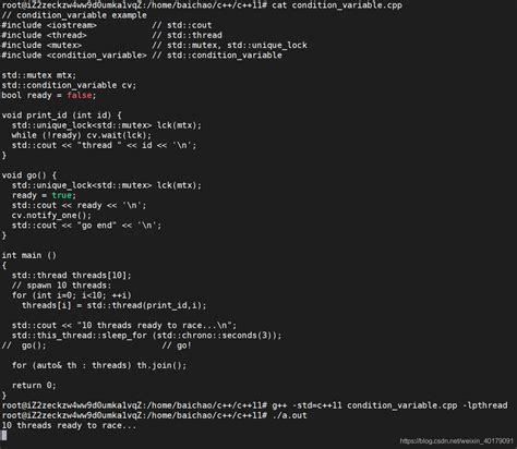 C11 Stdconditionvariable、conditionvariableany、notifyall、notify