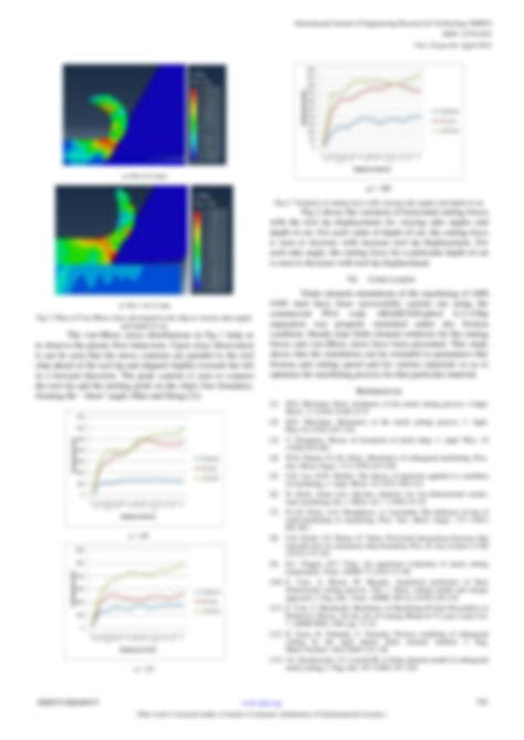 Solution Finite Element Simulation Of Orthogonal Cutting Process For