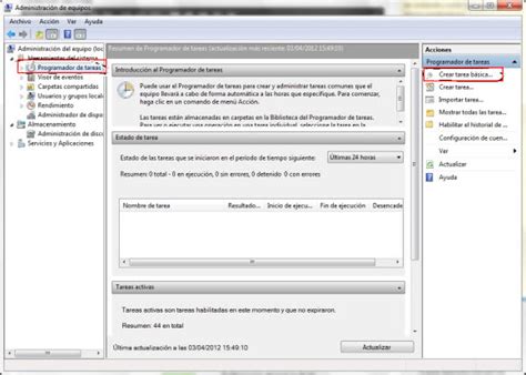 Cómo programar tareas en Windows