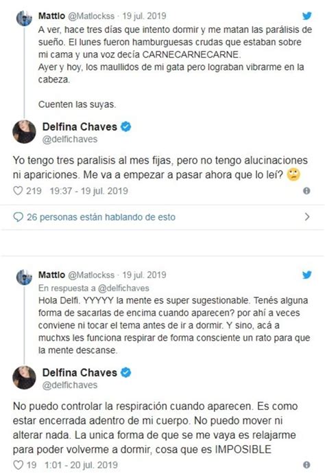 Delfina Chaves Reveló Que Sufre Un Extraño Trastorno