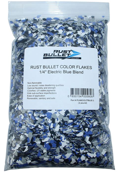 Colorful Decorative Flakes For Your Paint Application Electric Blue