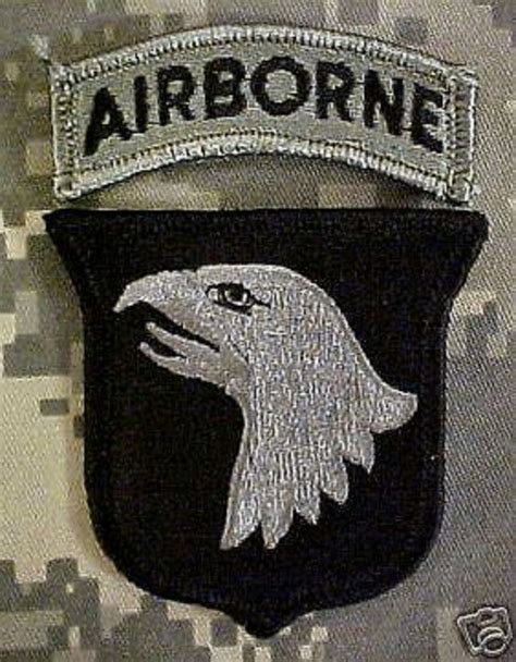 101st Airborne Patch Acu Us Army 101st Airborne Division And Band Hhc