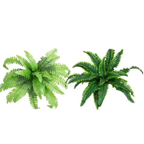Outdoor Faux Ferns Planter Simulation Fern Plant Uv Resistant