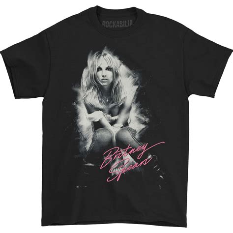 Britney Spears Britney Spears Mens Brushed In T Shirt Black