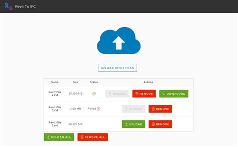 Online Revit To IFC Converter