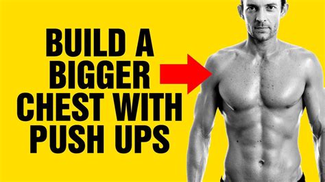 Can Push Ups Build A Great Looking Chest And Muscle Push Up Challenge