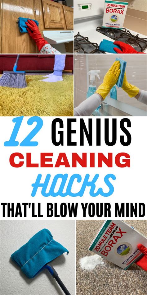 12 GENIUS CLEANING HACKS THAT LL BLOW YOUR MIND Cleaning Hacks Diy