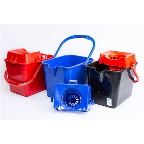 Cubo Anna Rectangular Profesional Con Escurridor Plásticos Productos Anna Cleaning