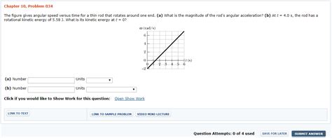Solved Chapter 10 Problem 034 The Figure Gives Angular
