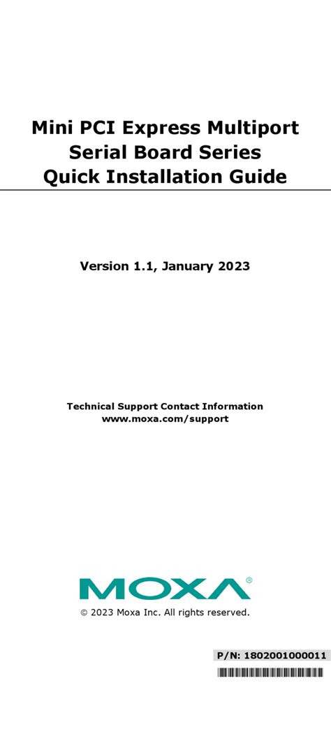 MOXA TECHNOLOGIES CP N T QUICK INSTALLATION MANUAL Pdf Download ManualsLib