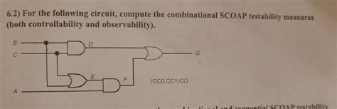 solved 6 2 for the following circuit compute the