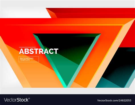 Triangular Low Poly Background Design Royalty Free Vector