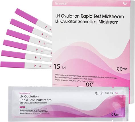 Femometer Ovulation Test Srips Fertility Tracking Sticks Sensitive Opk
