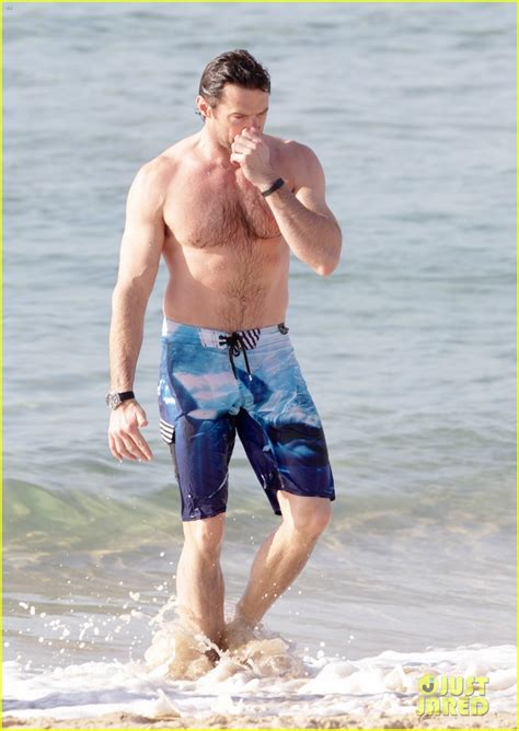 Hugh Jackman Goes Sexy Shirtless After Pan Casting News Photo
