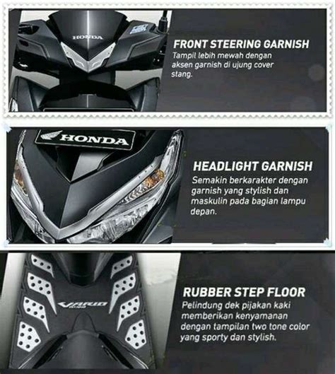 Promo Aksesoris Vario 150 125 Led Original Honda Karpet Dan Garnish