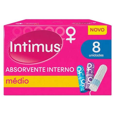 OB -Intimus Absorvente Interno 8 Unidades Médio | Shopee Brasil