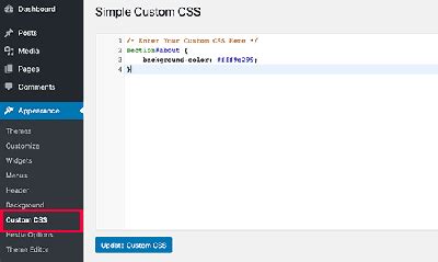 آموزش نحوه افزودن کدهای css به قالب وردپرس با افزونه وب آتا