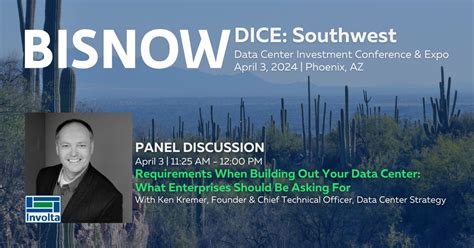 Involta On Linkedin Dicesouthwest Dice Datacenter Enterpriseit