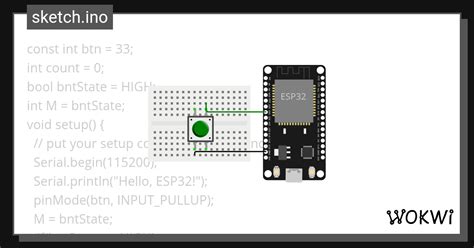 Botao Wokwi Esp32 Stm32 Arduino Simulator