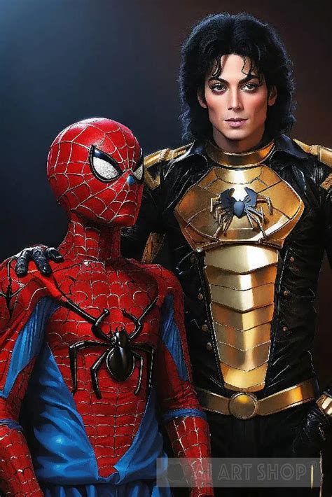 Michael Jackson And Spider Man
