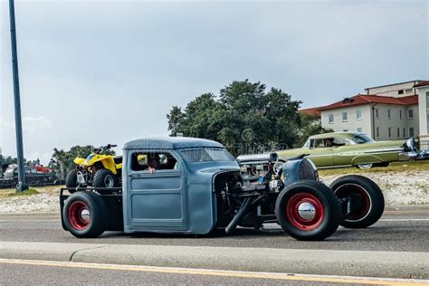 Customized 1939 Ford Hot Rod Pickup Editorial Photography Image Of