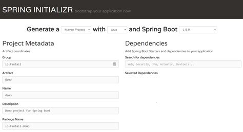 Quickstarting A Spring Boot Project