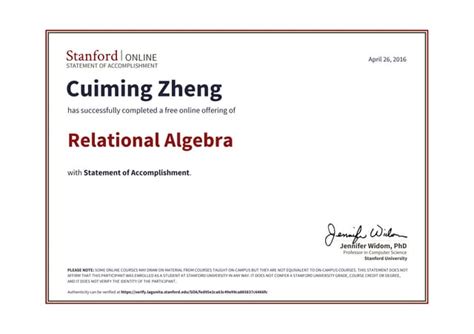 Statement For Relational Algebra Pdf