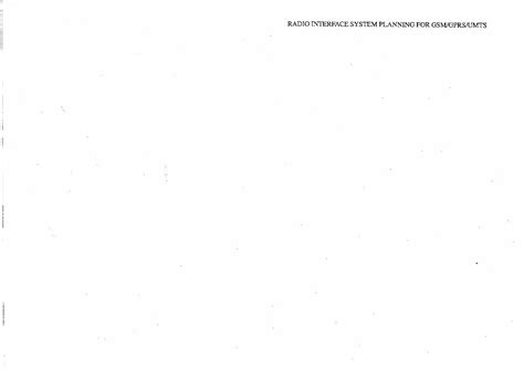 Pdf 39037715 Radio Interface System Planning For Gsm Gprs Umts