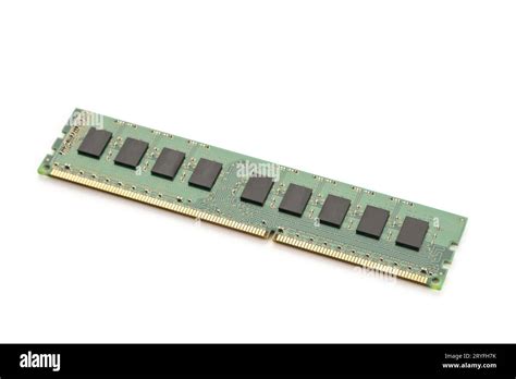 Ram Memory Module Isolated On White Background Computer Hardware Stock