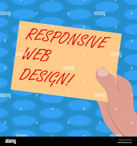 word writing text responsive web design business concept for web page creation that makes use