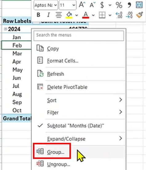Melakukan Grouping Di Pivot Table Kursus Excel Online And Offline