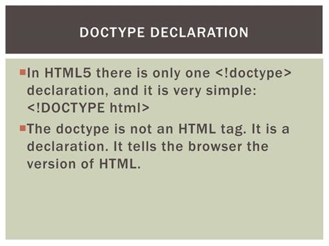 Ppt Html Structure And Syntax Powerpoint Presentation Free Download