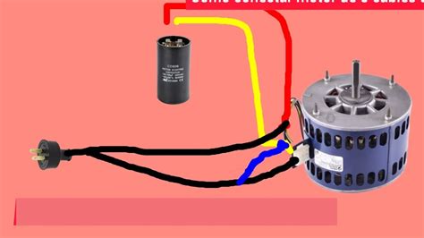 On Video How To Connect A Washing Machine Motor II Electrical And