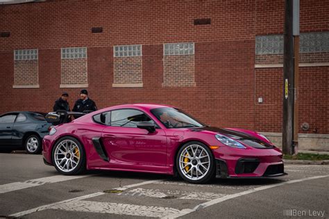 Ruby Star Porsche Cayman GT4 RS In Chicago BenLevy