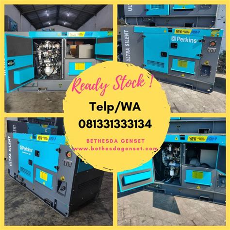 Jual Genset Perkins 135 Kva Genset Silent 135 Kva Stamford Di Lapak