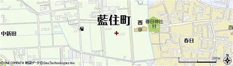 徳島県板野郡藍住町富吉地神の地図 住所一覧検索｜地図マピオン