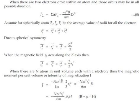 Vedupro Langevin Theory Of Diamagnetism Langevin Theory Langevin S