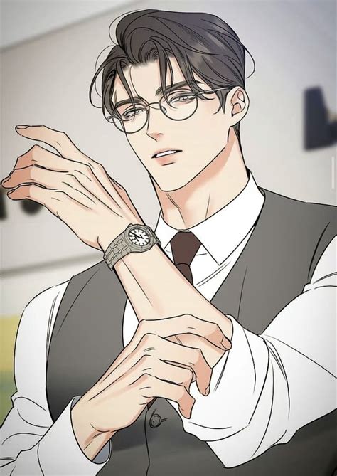 Anime Guy Wearing Glasses