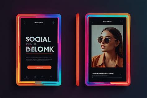 Professional Retrofuturistic Templates With Neon And Cyberpunk Style