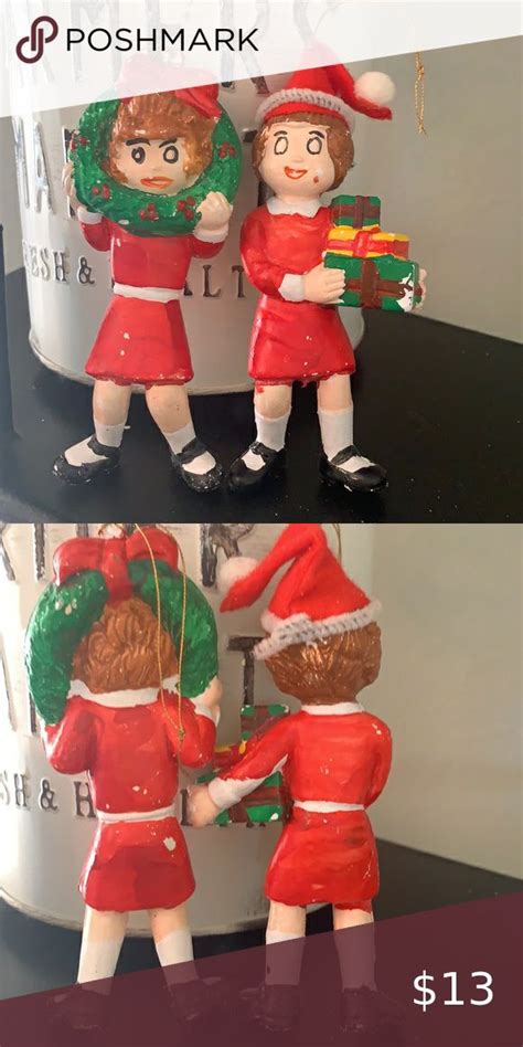 1981 Orphan Annie Christmas Ornaments Clothes Design Christmas