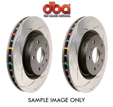 Dba T3 Disc Brake 4000 Series Slotted For Ford Ba Falcon Xr6 Turbo Xr8