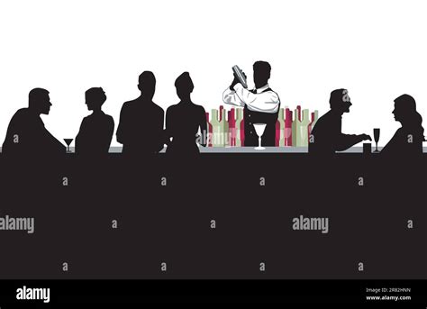 Cocktail Bar Stock Vector Images Alamy