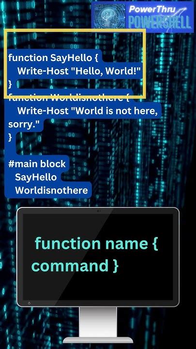 Function How To Create A Powershell Function Powershell
