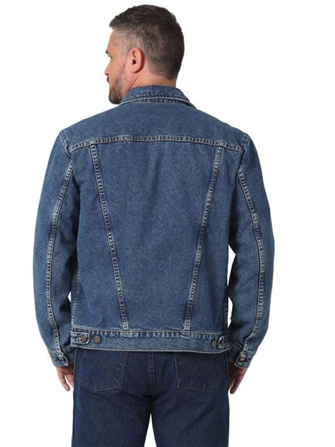 Wrangler Mens Stonewash Unlined Denim Jacket